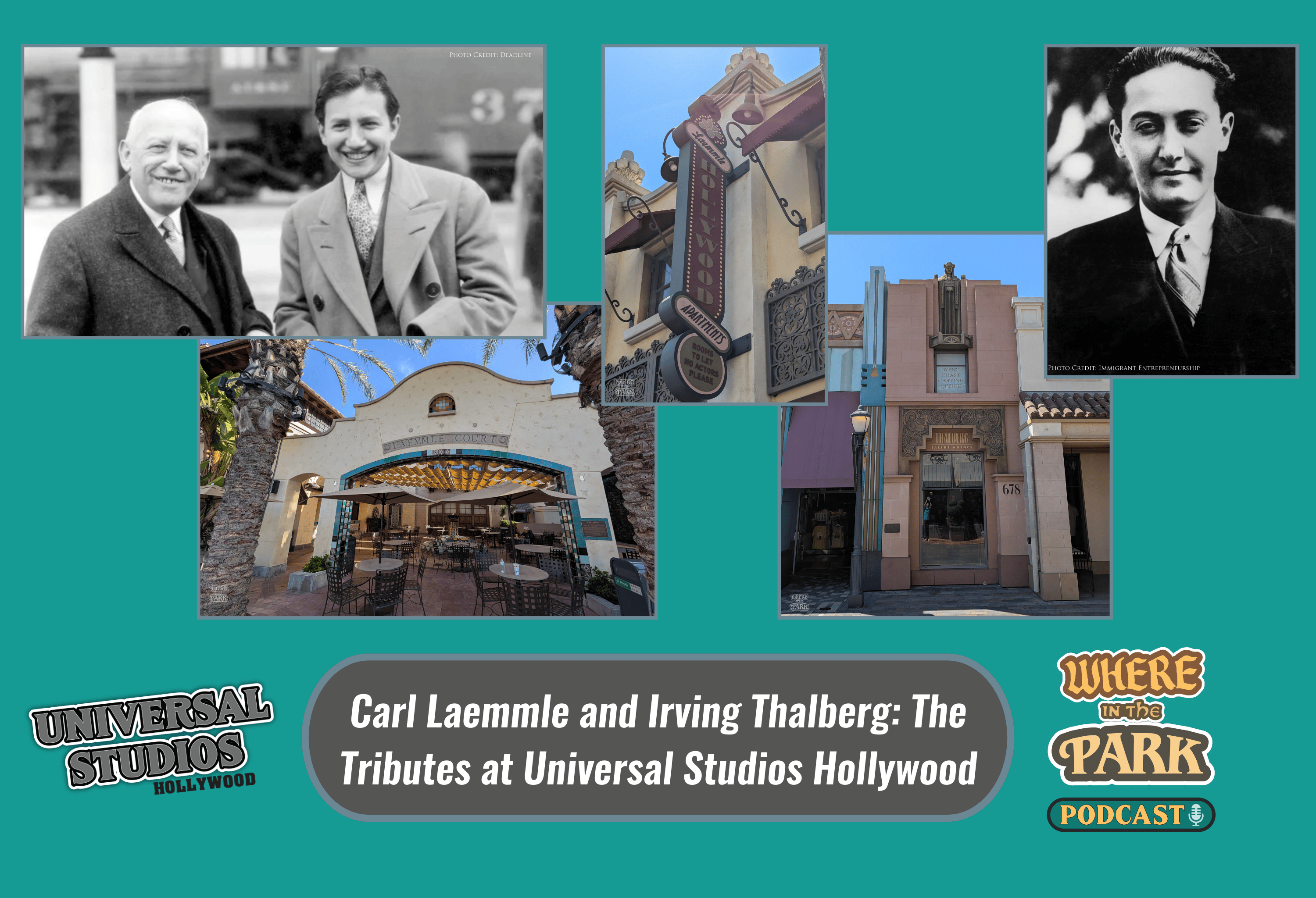 Carl Laemmle and Irving Thalberg: The Tributes at Universal Studios Ho ...
